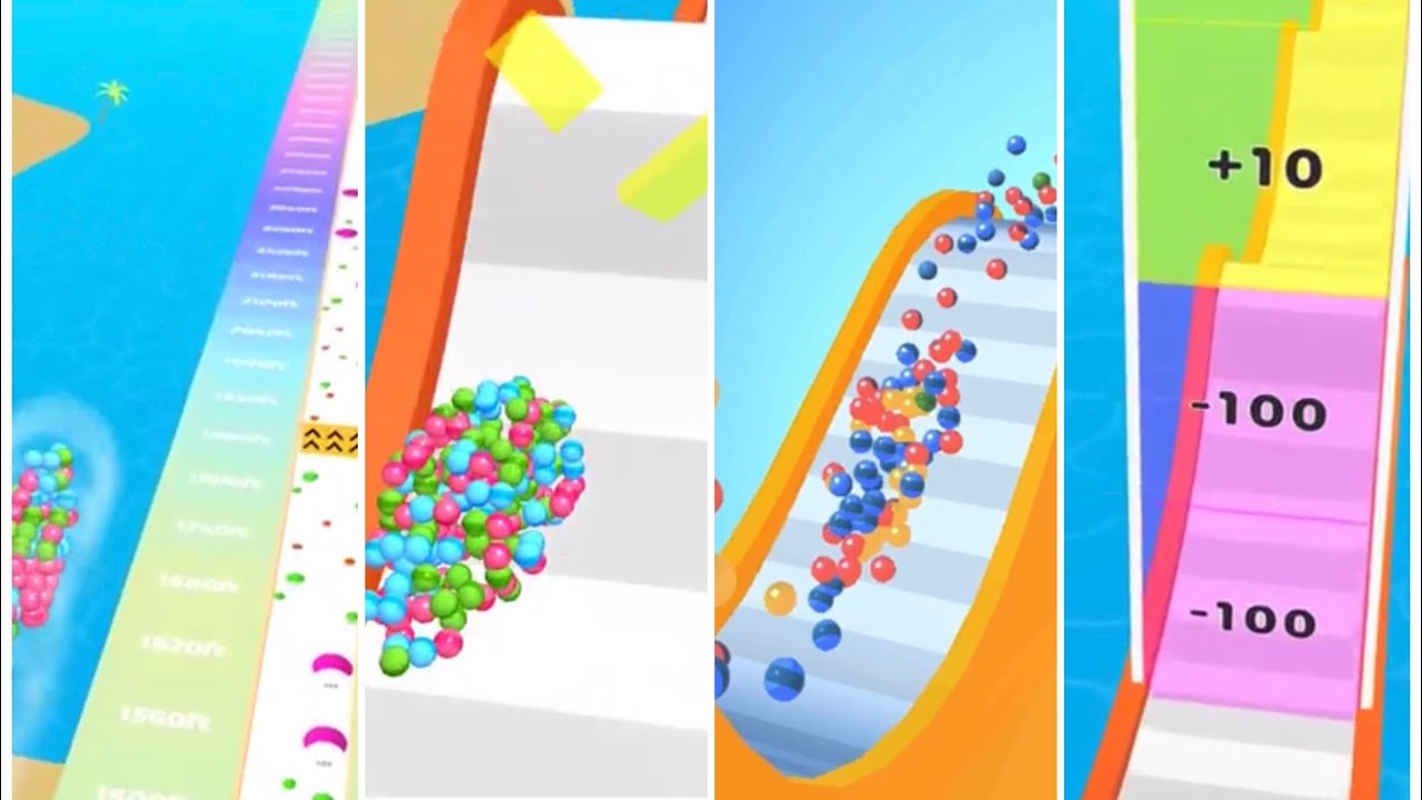 Balls Go High - Gameplay PART 1 Level 1-5 🏀 🏉🏈 🥎🎾 - YouTube