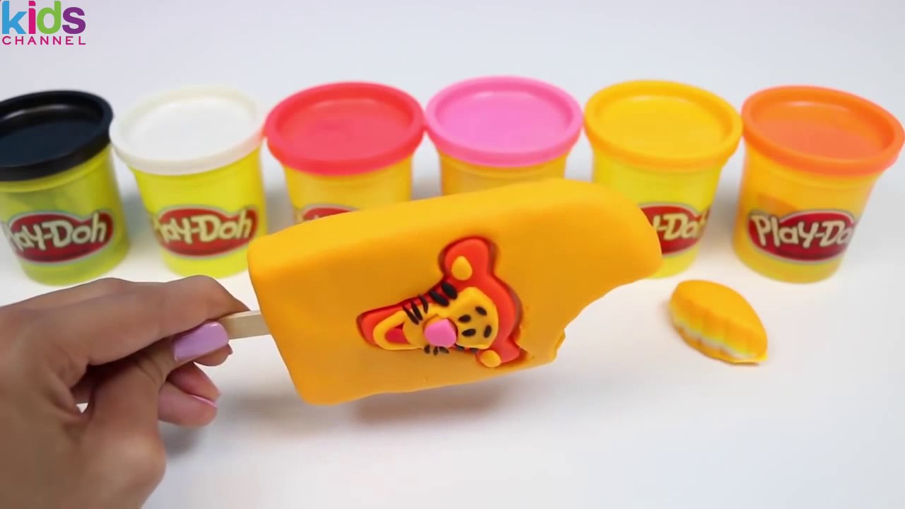 Play Doh Winnie the Pooh and Tigger Popsicles Fun & Easy DIY Play Dough ...
