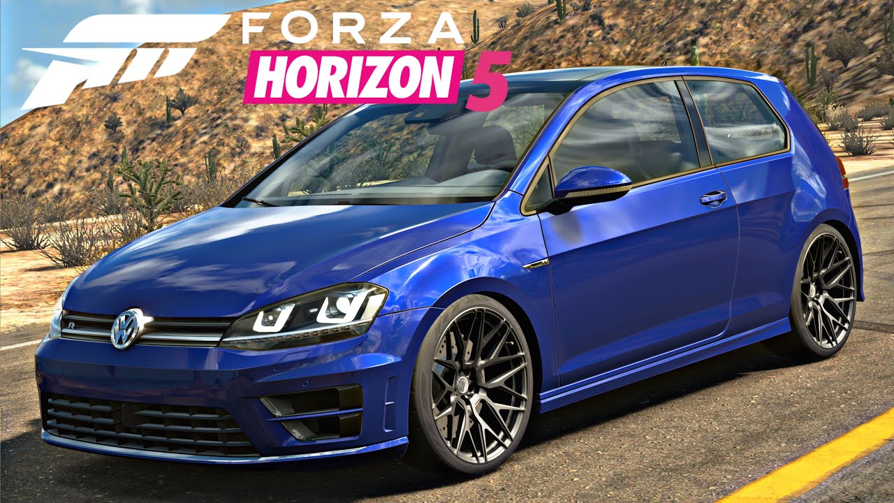 Forza Horizon 5 Volkswagen Golf VII R Realistic Test Driving Exhaust ...