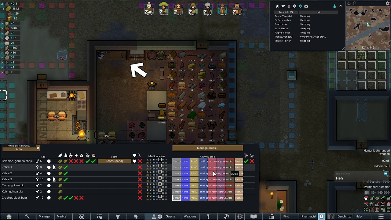 RimWorld - Colony 4 - Magic Medieval - Day 3 - Armour Maybe? - YouTube