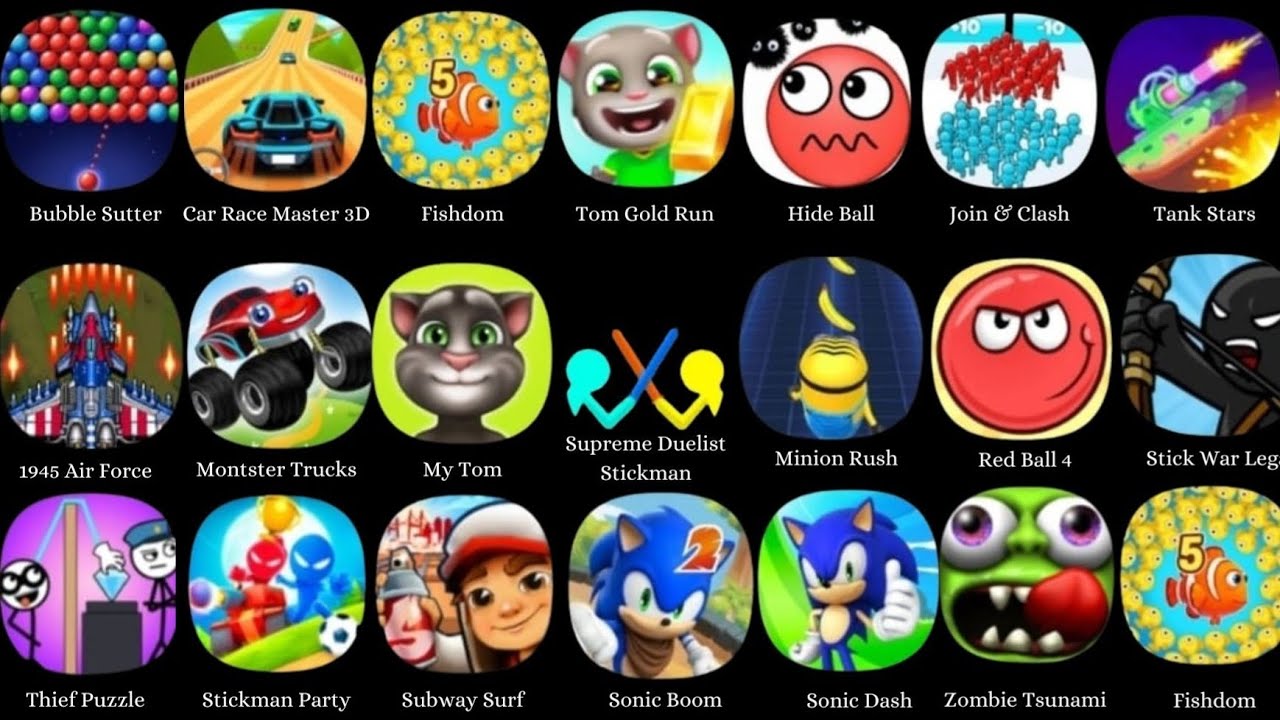 Stickman Party, Subway Surf, Supreme Duelist Stickman -- 3 Games Full ...