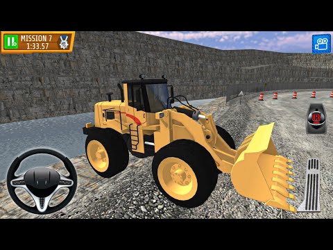 Direksiyonlu Dozer Kepçe Oyun Simülatörü - Heavy Bucket Excavator Driving - Android Gameplay
