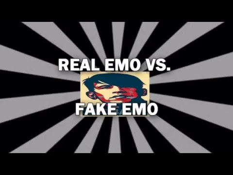 REAL EMO VS. FAKE EMO - YouTube