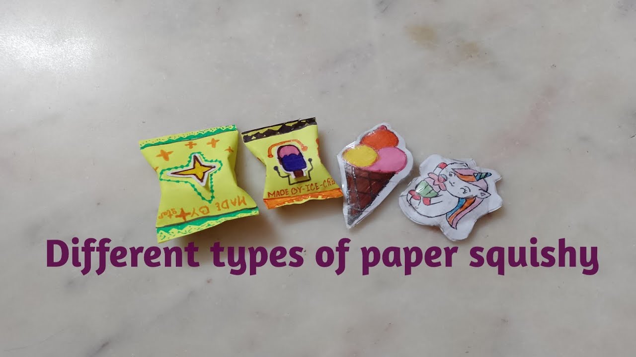 HOW TO MAKE SQUISHY// 2 TYPES OF SQUISHY// CREATIVE ADREEJA - YouTube