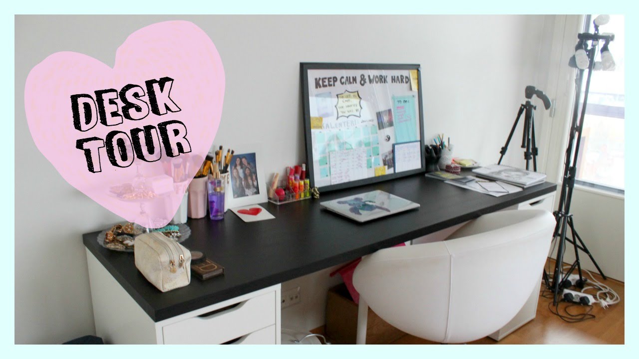 DESK TOUR 2015 | Sleeping Beauties - YouTube