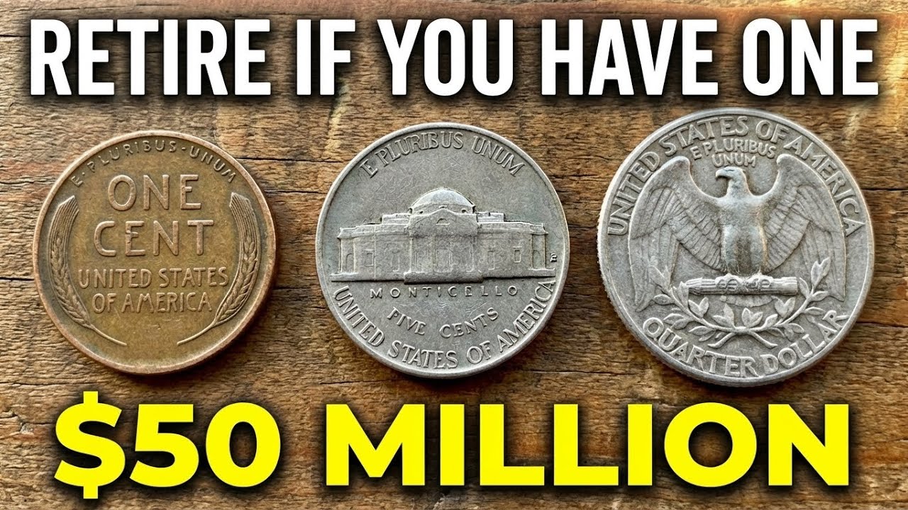 Top Most Valuable Jefferson Nickel, Washington Quarter, And Wheat Penny ...