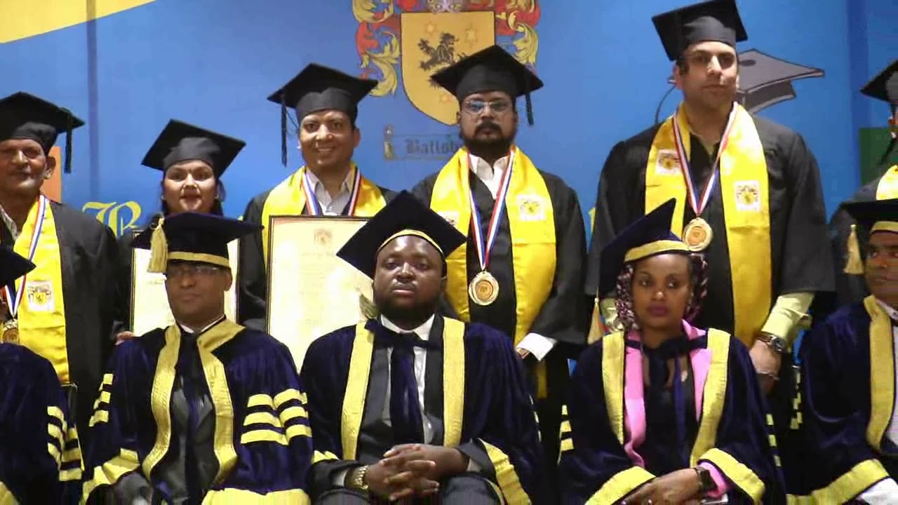 Ballsbridge University Doctoral Convocation held on 21st April, 2019 ...