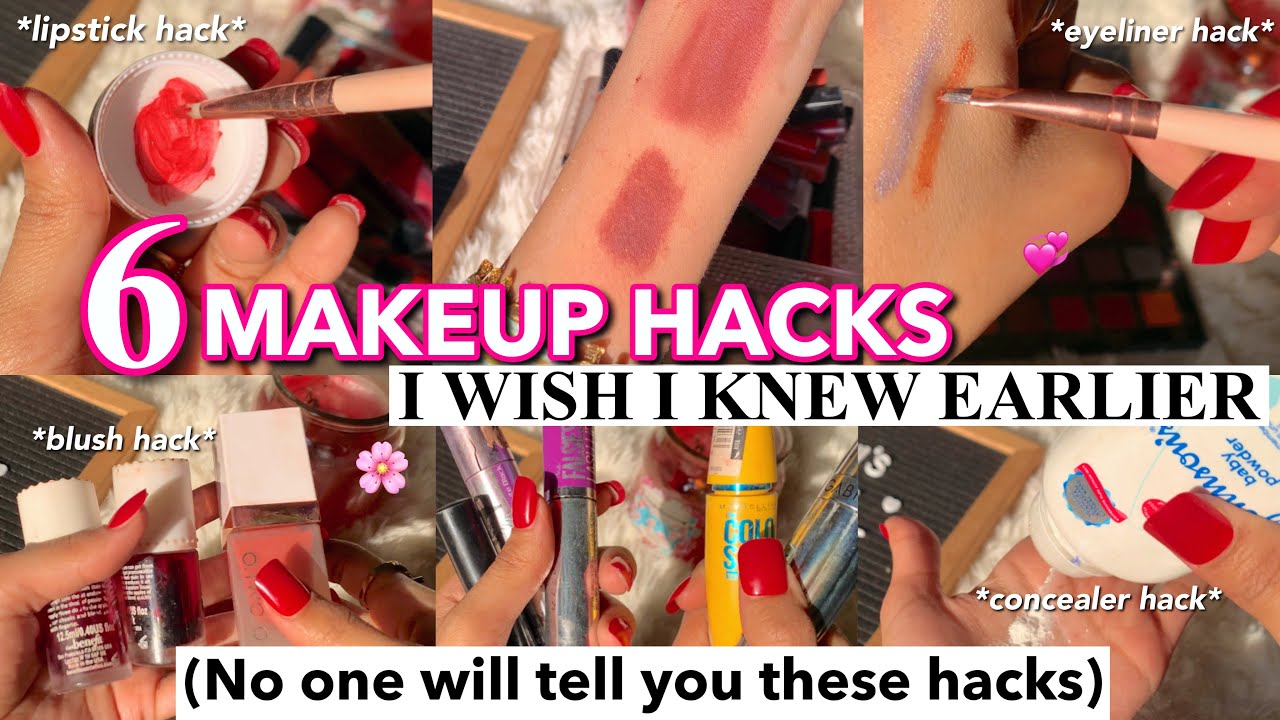 Life Saving Makeup Hacks | Makeup Hacks for Beginners ♥️🌸 #makeup # ...