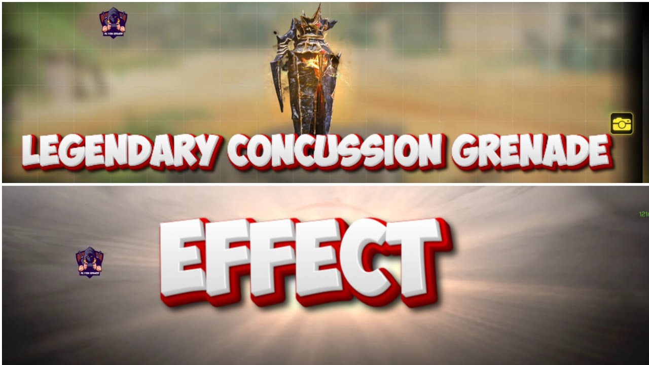 Legendary Concussion Gameplay and Effect Codm S7 Leaks - YouTube