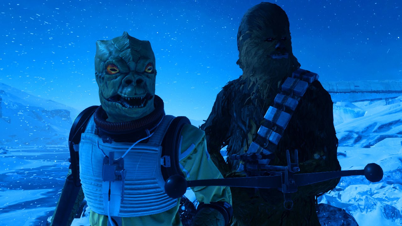 Star Wars Battlefront: Chewbacca vs Bossk 1v1 Epic Battle! - YouTube