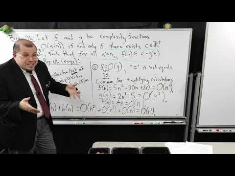 W2022 CS 210 Lecture 6 (Big-Oh, Common Complexity Functions, Proving "is" Claims) - YouTube