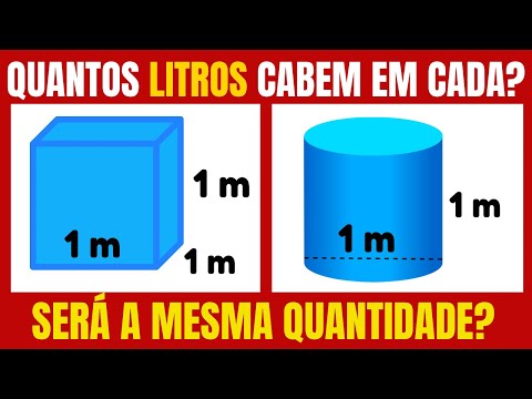 RECIPIENTE REDONDO!!! QUANTOS LITROS CABEM?? APRENDA AGORA A CALCULAR!