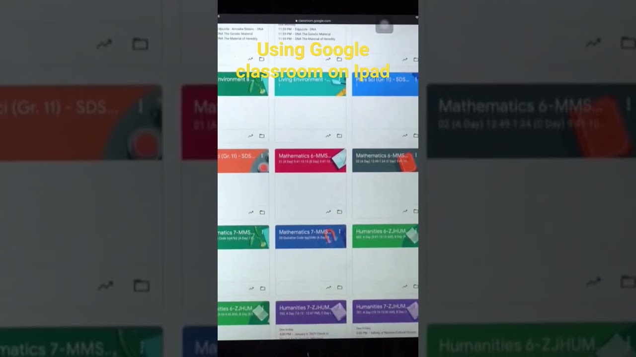 Google Classroom On IPAD shorts google YouTube Google Classroom On IPAD shorts google YouTube