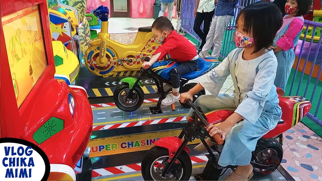 BERSENANG SENANG BERMAIN DI TIMEZONE BANYAK PERMAINAN ANAK ANAK - YouTube