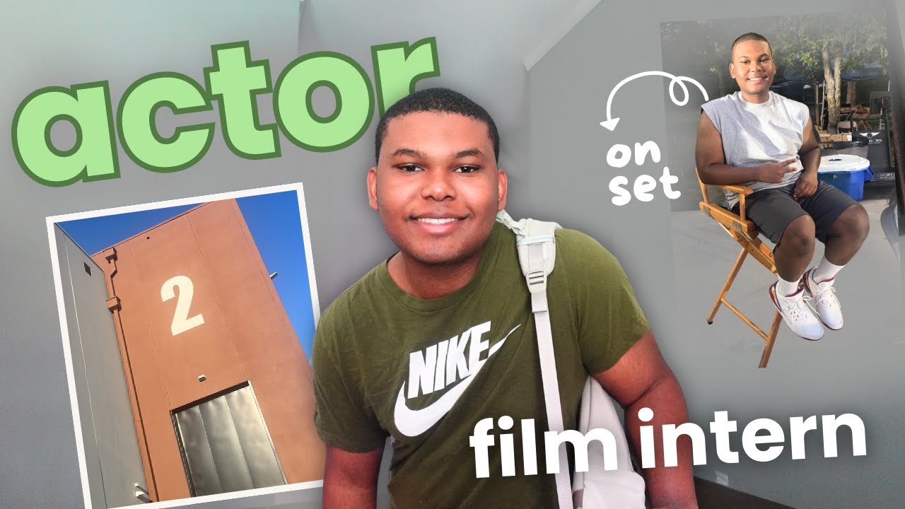 LIFE OF AN ACTOR & FILM INTERN! (Internship tips, booking a commercial ...