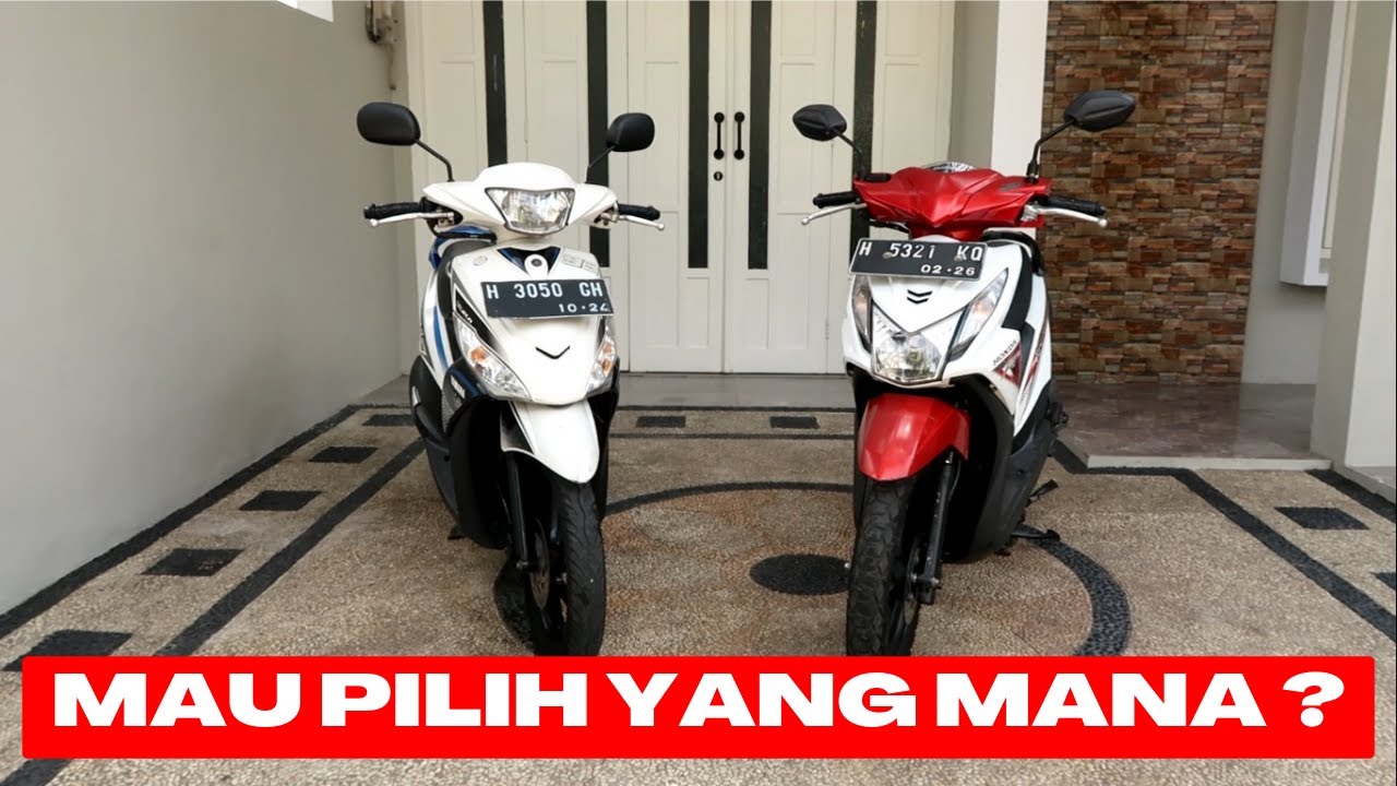 HONDA BEAT FI 2016 VS YAMAHA MIO J 2014 || DUO GESIT & LINCAH YANG ...