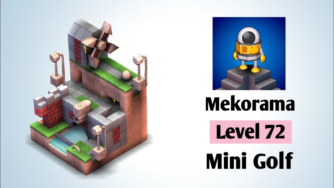 Mekorama Level 72 Mini Golf - Shiny - YouTube