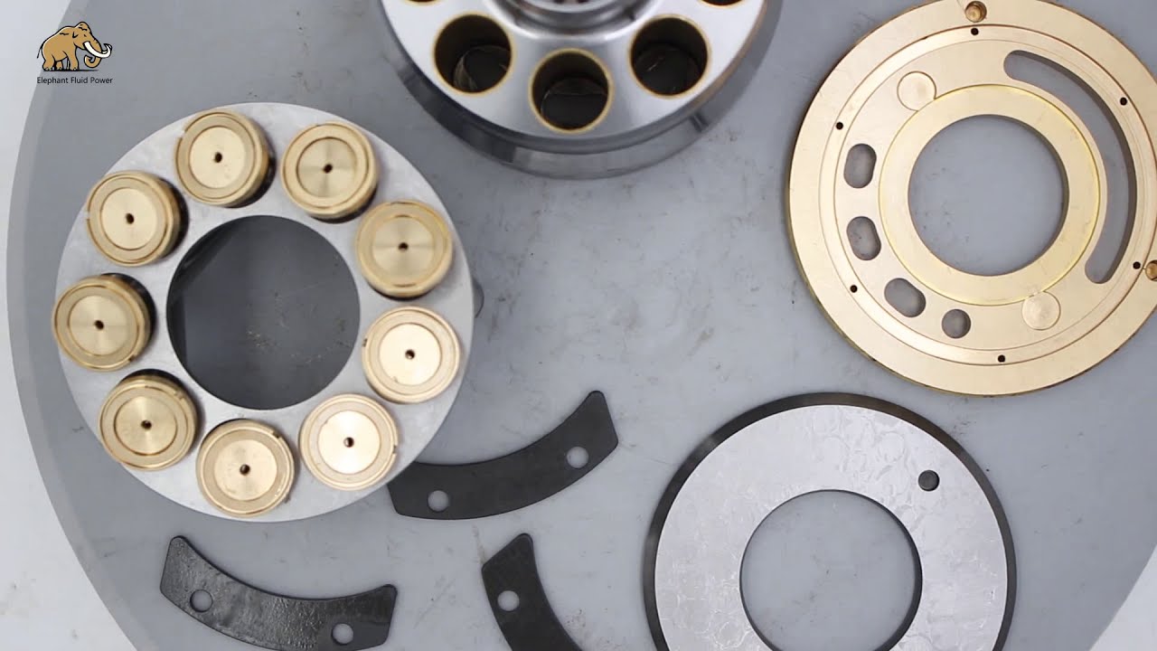 CAT12G Piston pump spare parts,Cylinder block,valve plate,piston ...