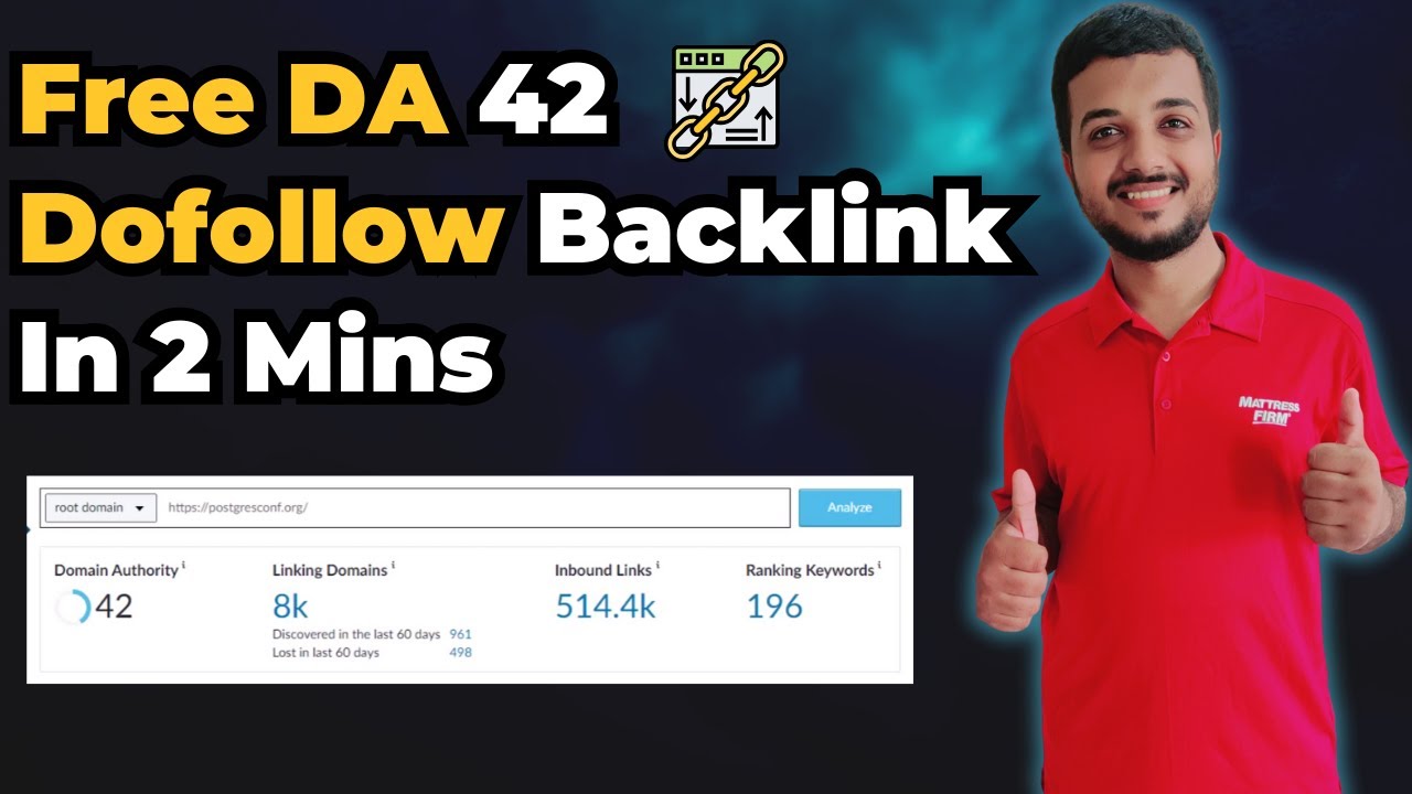 How to Get DA 42 Dofollow Backlink For Free - YouTube