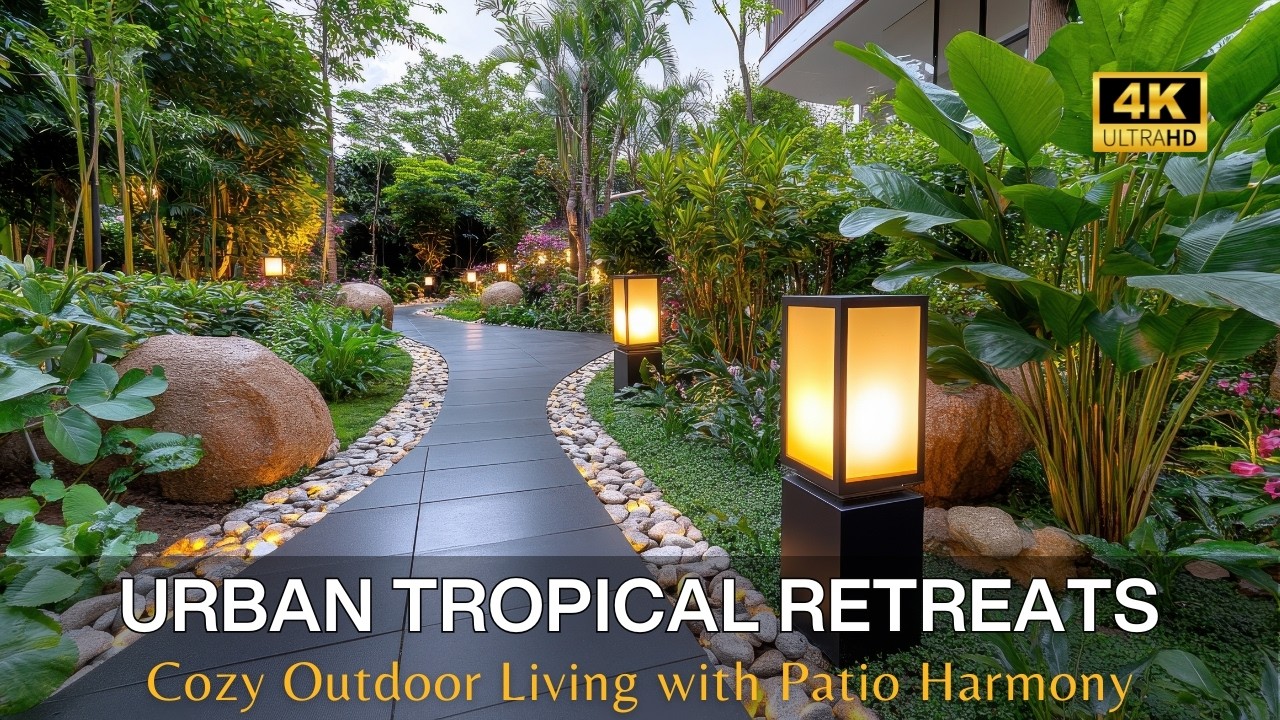 Urban Tropical Retreat: Transform Your Small Backyard into a Garden ...