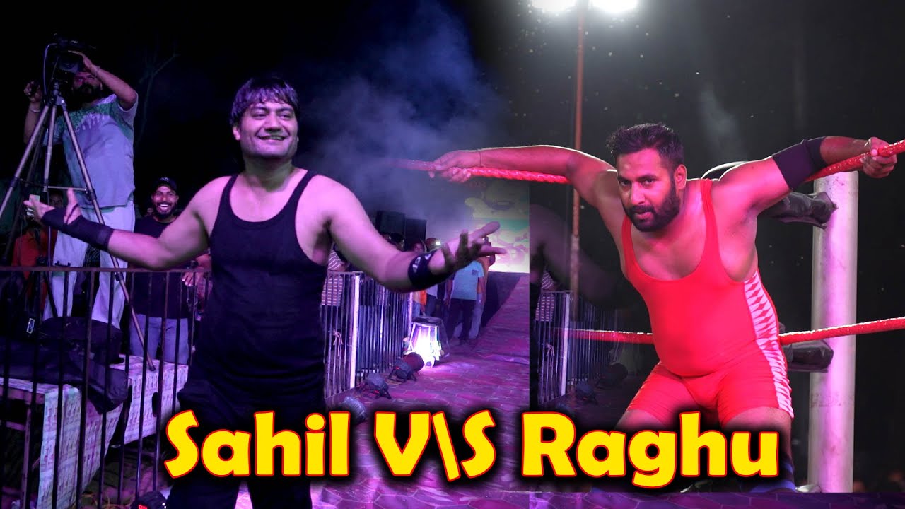 CWE | SAHIL SAGWAN V\S RAGHU DAV #ludhiana event #thegreatkhali - YouTube