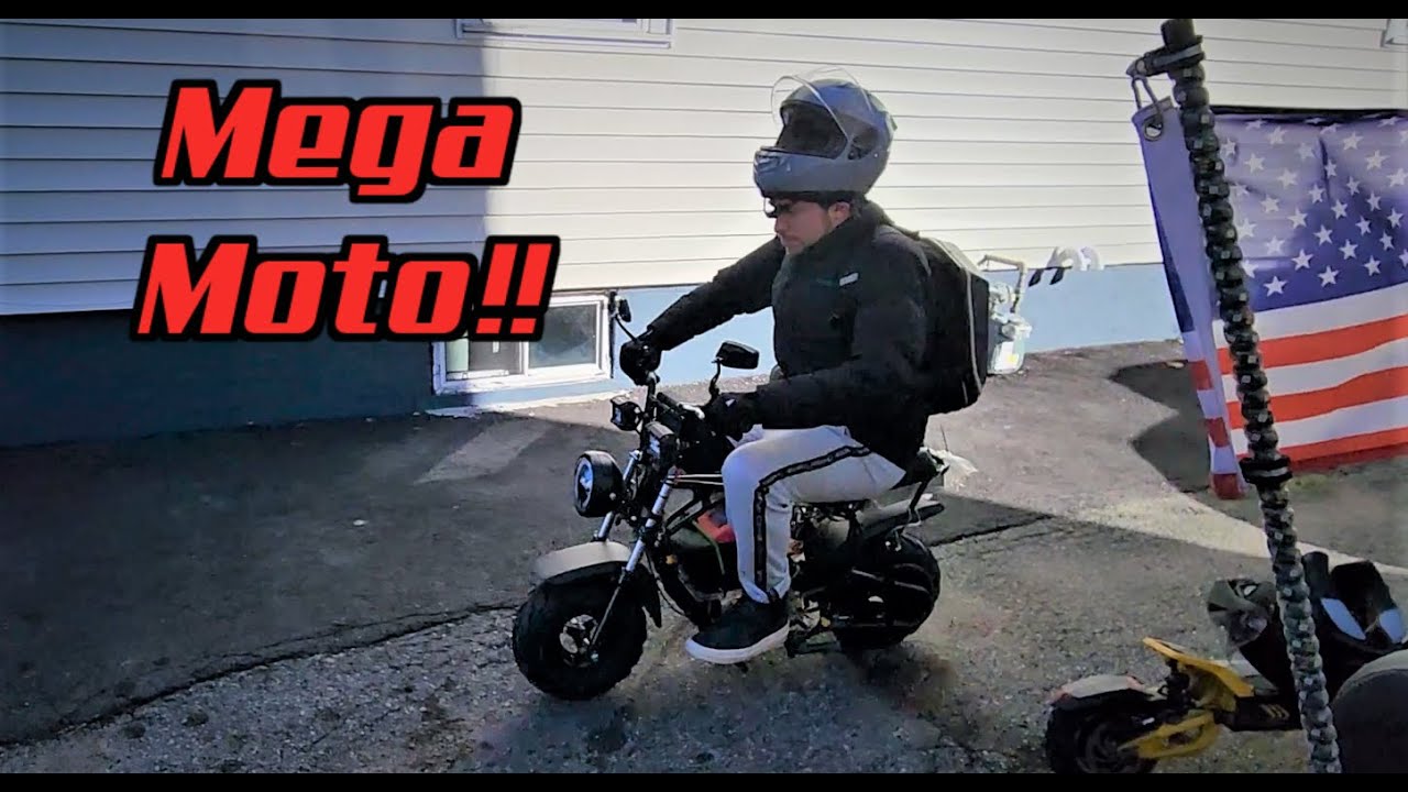 NEW Two Wheel EUC Project - The Mega Moto E-Bike - YouTube