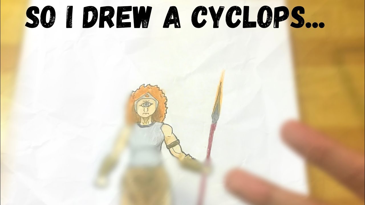 Female Cyclops character design/speedart - YouTube