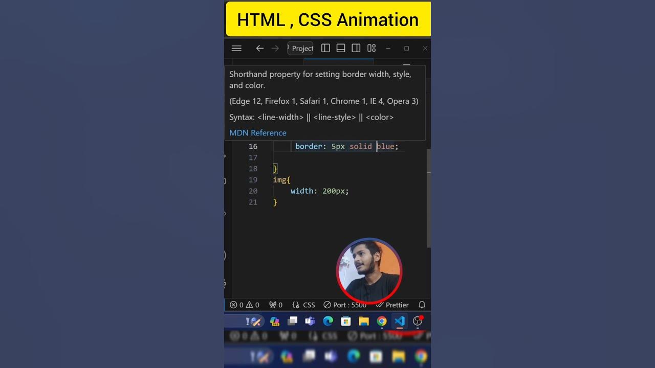 How To Create Rounded And Circular Image With Html And Css Coding Html Css Htmlcssproject