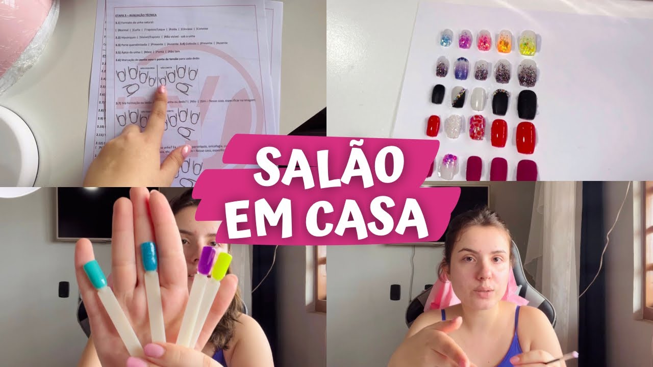 Montando um Studio de nail design em casa 💅 | Parte 6 | comprinhas e ficha de anamnese - YouTube