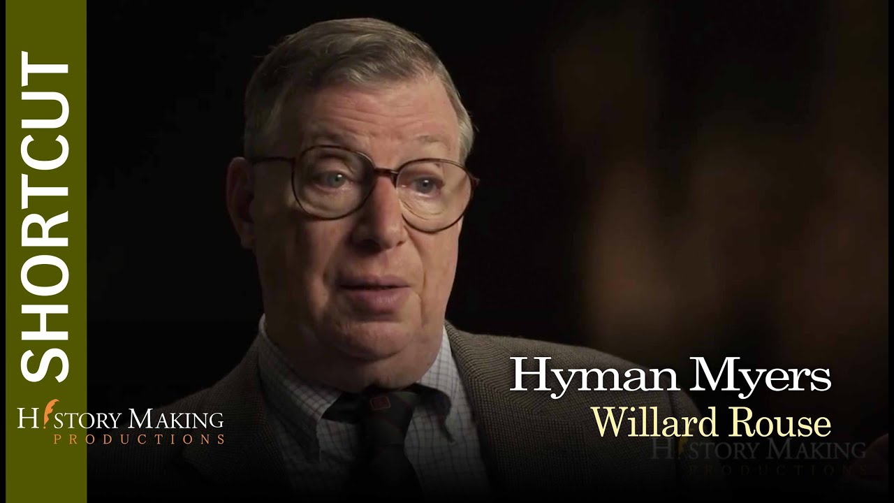 Hyman Myers on Willard Rouse - YouTube