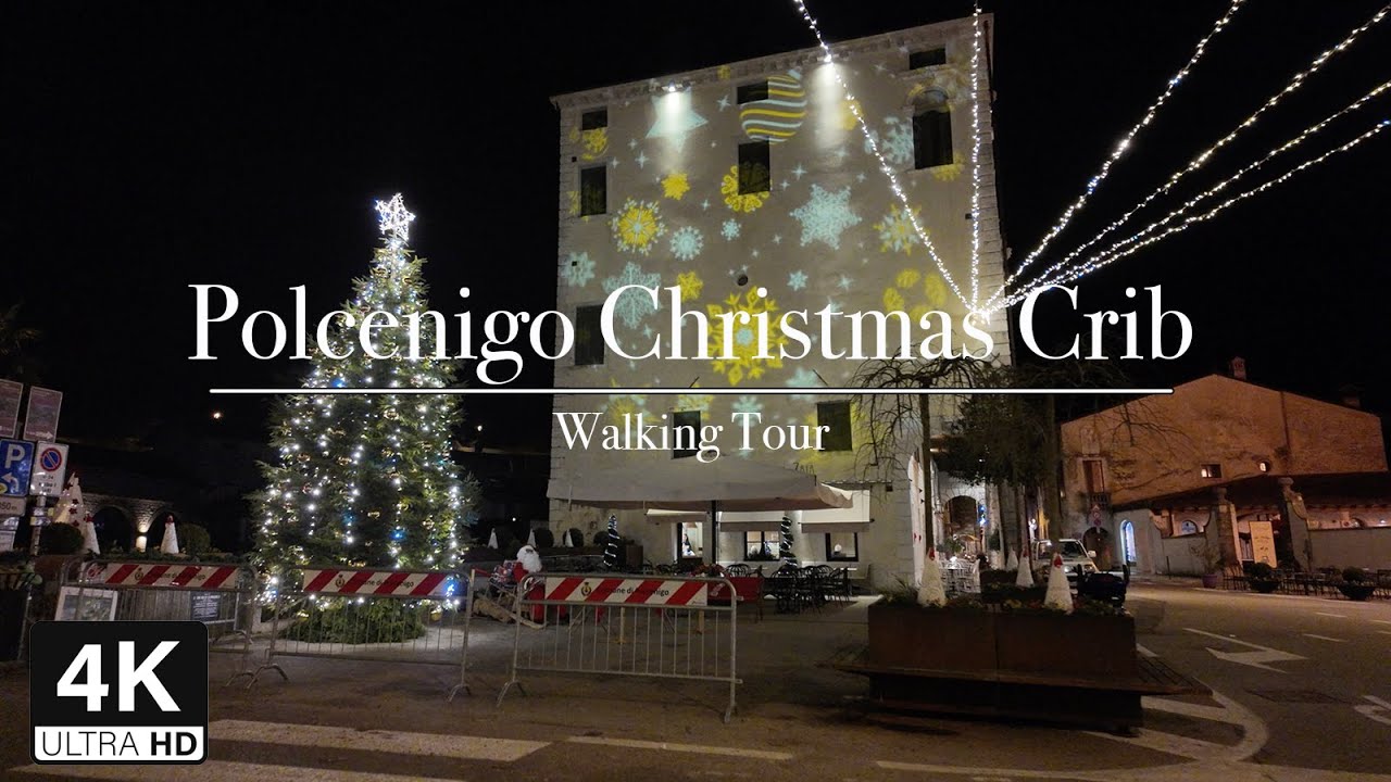 La magia dei presepi di Polcenigo: Walking tour virtuale 4K - YouTube