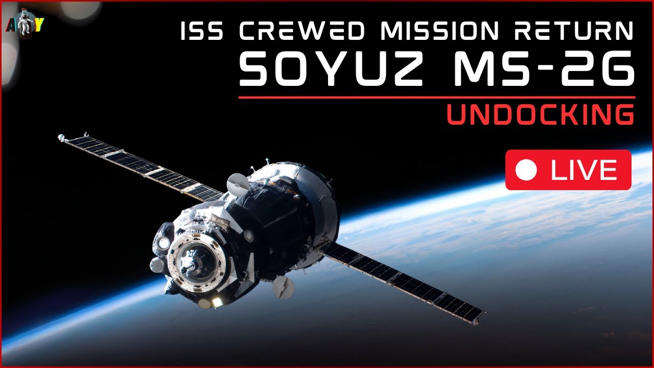 LIVE: Soyuz MS-26 Undocking - ISS Crew Return - YouTube