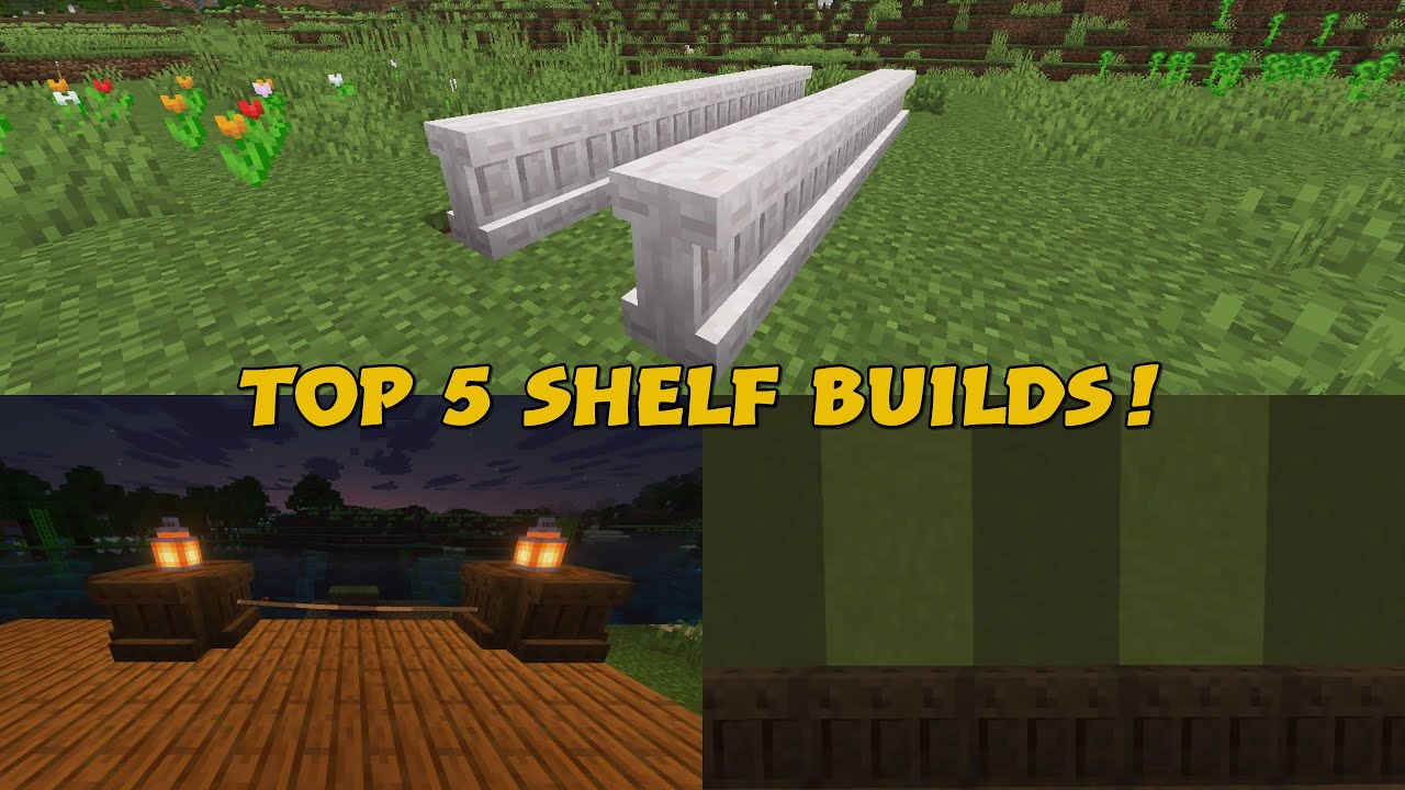 Top 5 Shelf Builds That Will IMPROVE Your Minecraft Worlds! - YouTube
