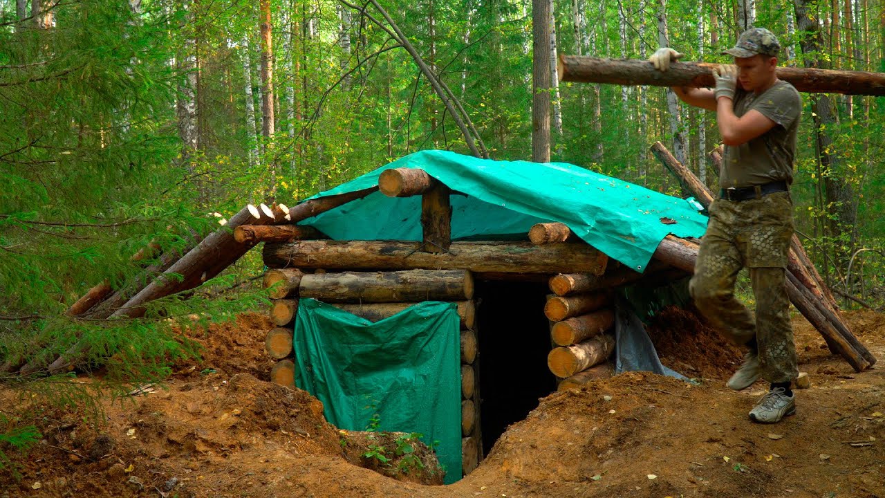 How to build a primitive cabin: A guide for those who want to live off ...