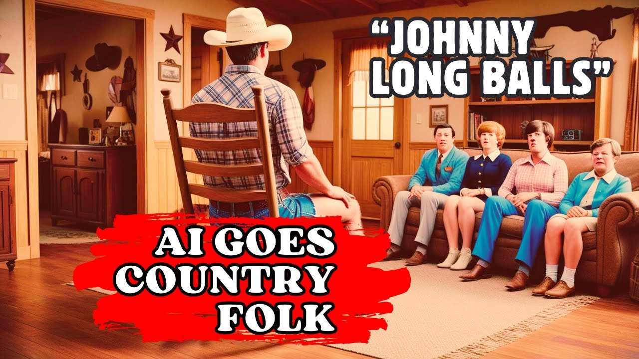 Ai Country Folk Song "Johnny Long Balls" - Lyrics Video - YouTube