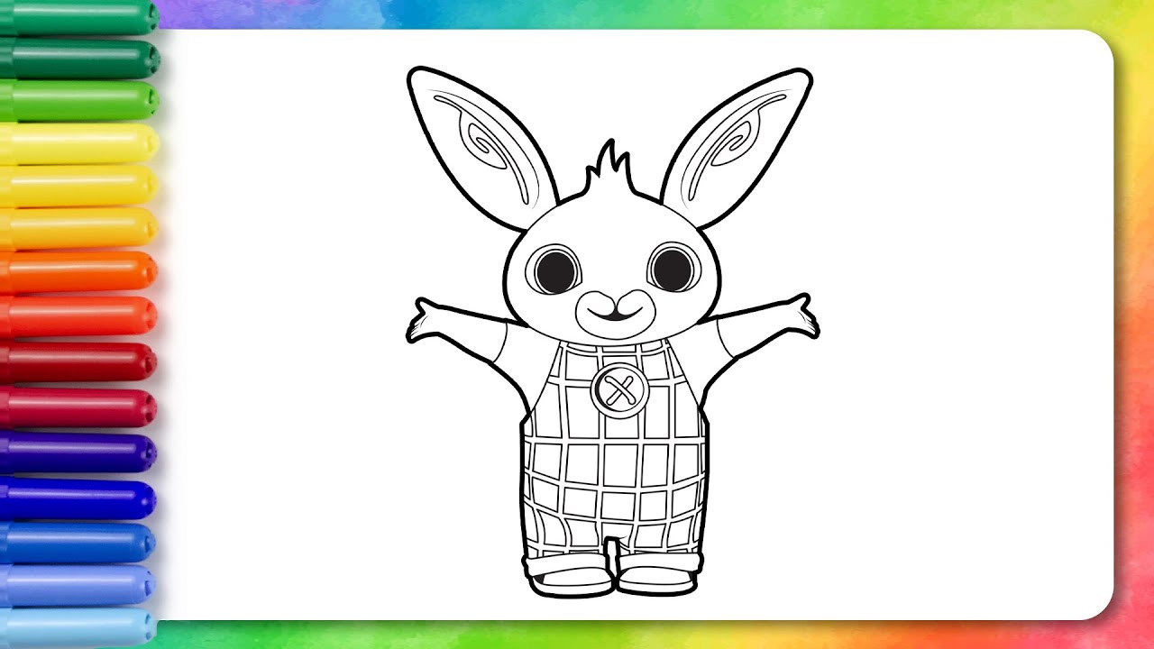 How To Draw Bing Bunny 🐰 - Magic Easy Drawing | Learning Kids Drawings ...