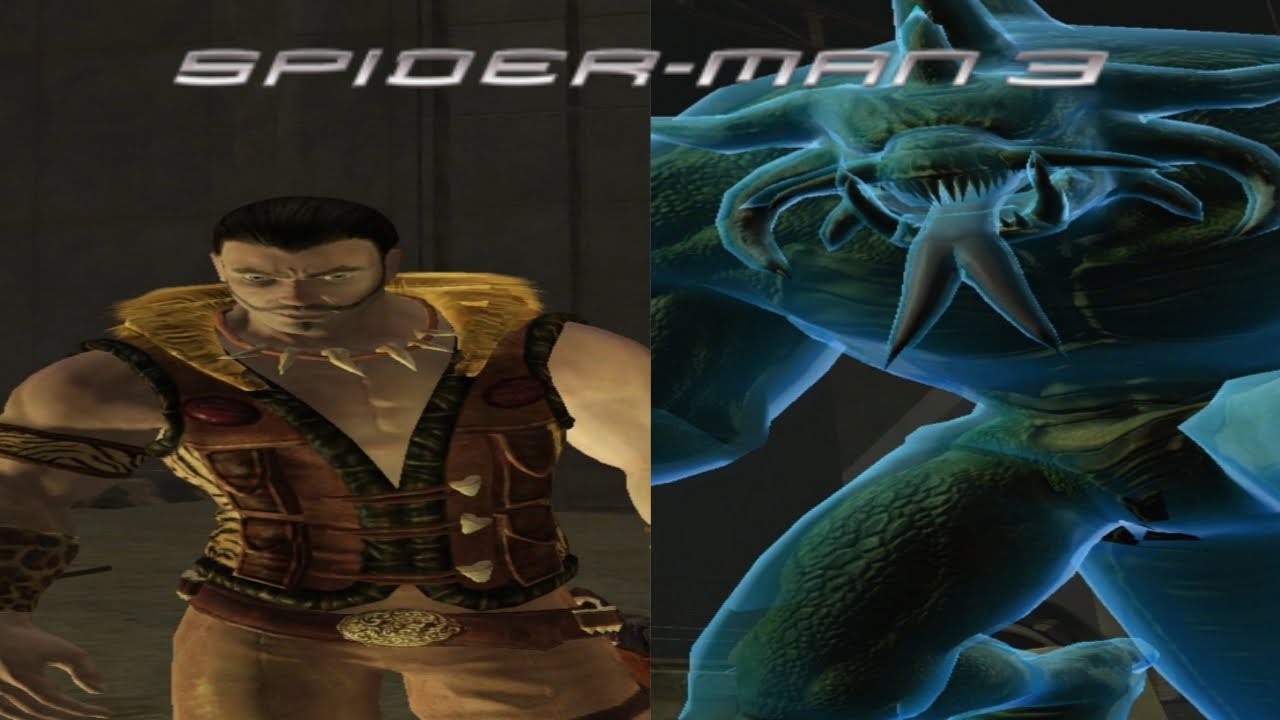 Spider-Man 3 (2007): Kraven The Hunter & Mega Lizard Boss Fight - YouTube