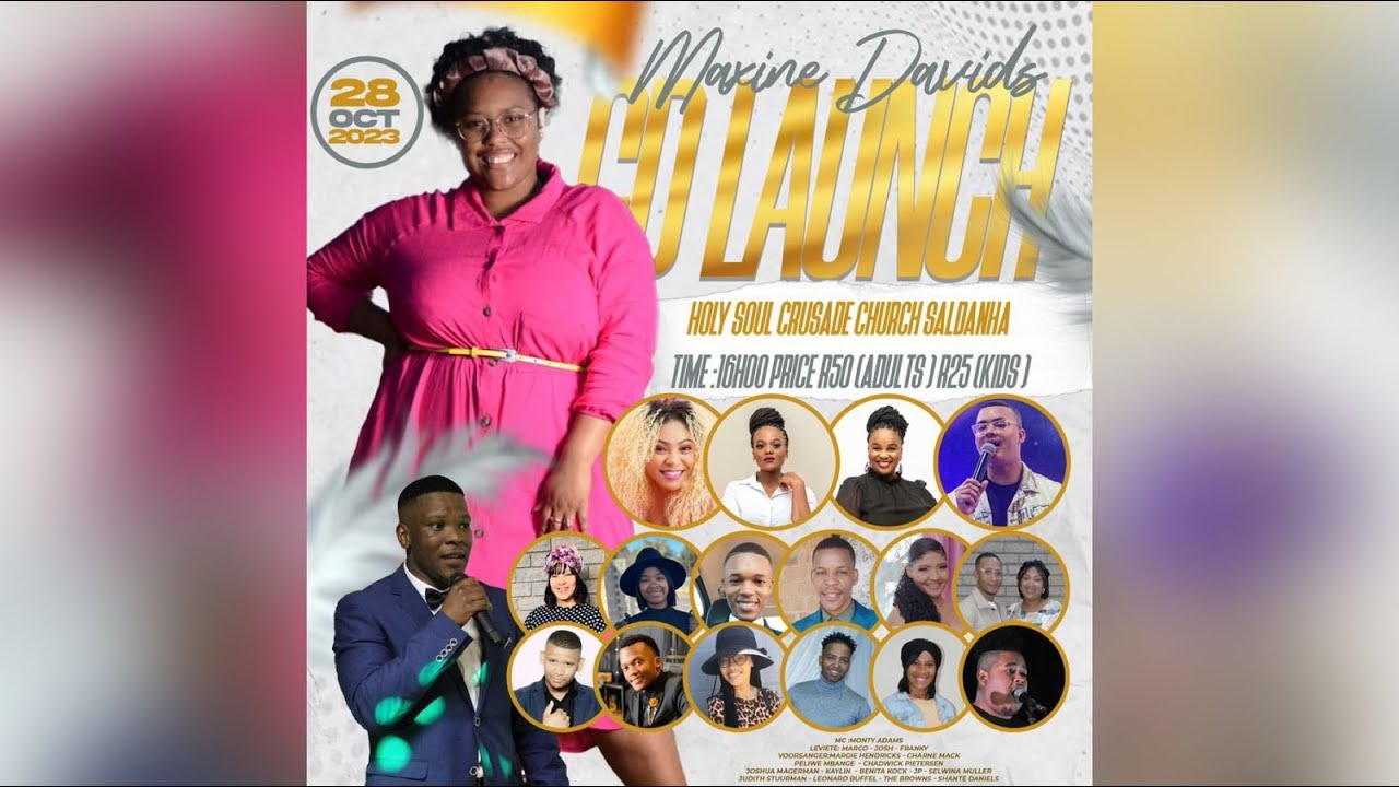 Maxine Davids CD LAUNCH (Pinkster Sangaand/Concert) - YouTube