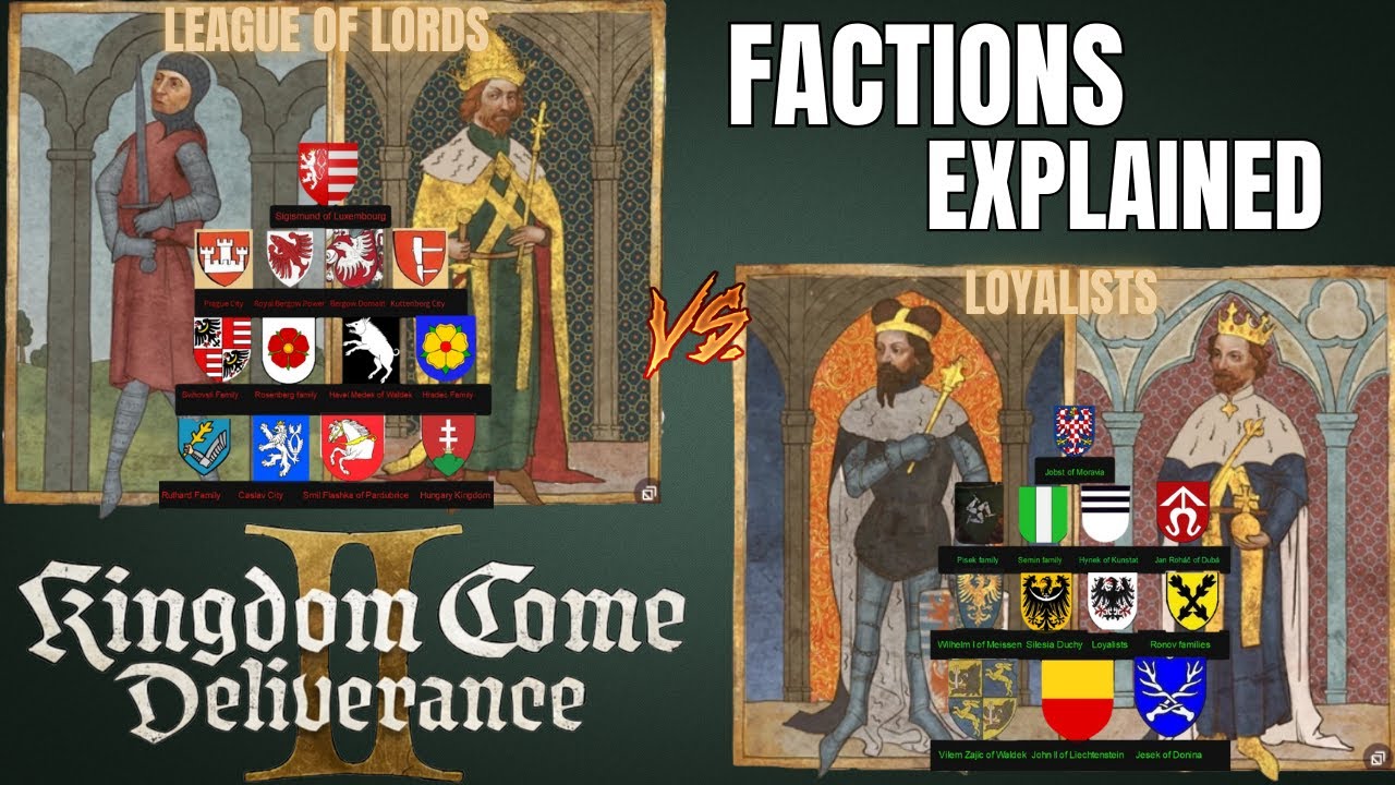 Kingdom Come Deliverance 2: All Major Lords & Factions (KCD2) - YouTube