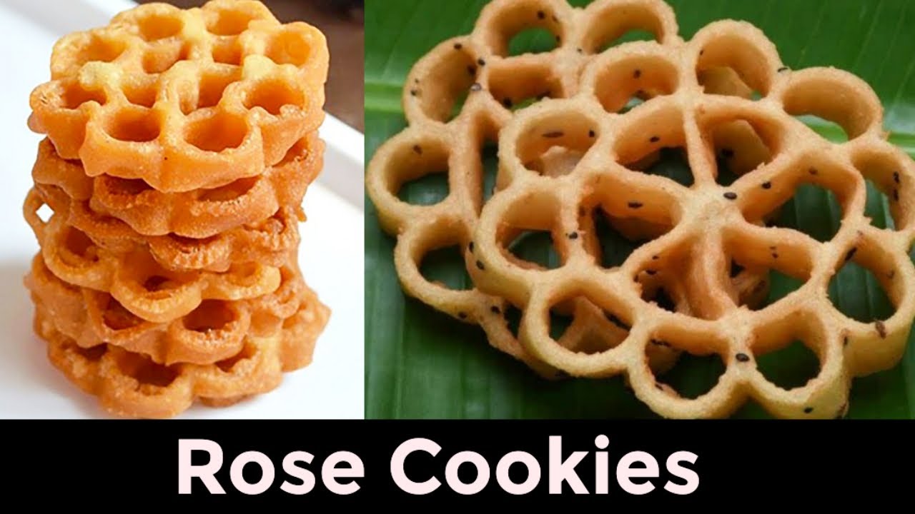 Rose Cookies| Achappam - YouTube