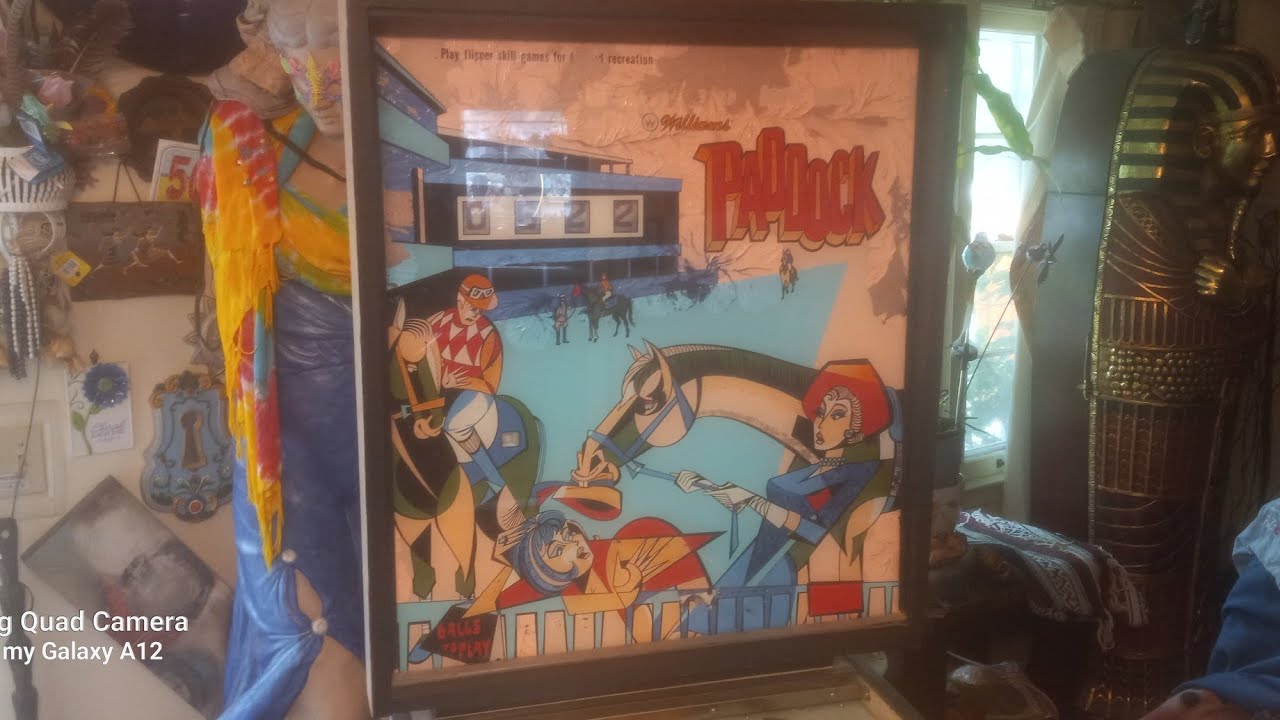 WILLIAMS "PADDOCK" PINBALL MACHINE JUNE 4, 2023. - YouTube