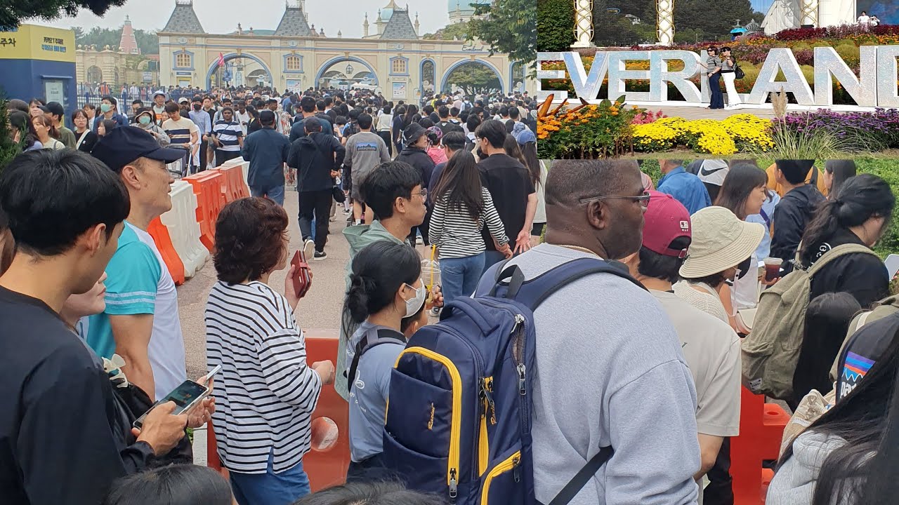 everland south korea first day of vacation - YouTube