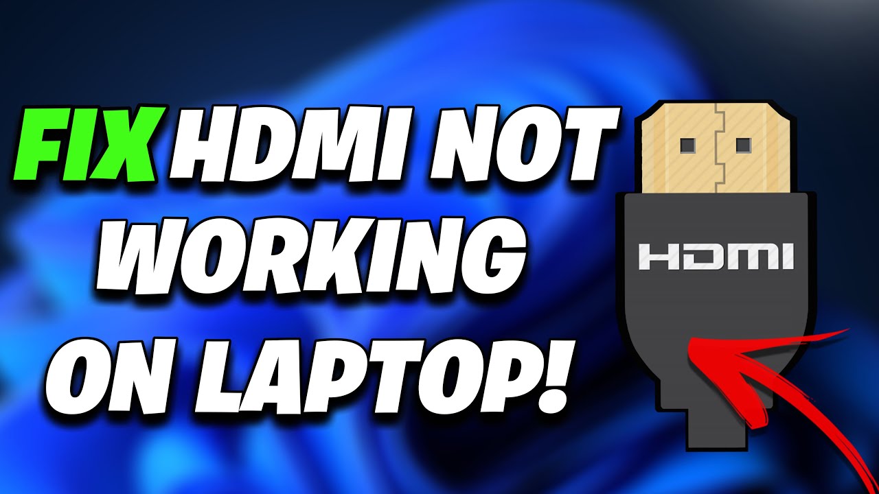 How to Fix HDMI Not Working in Windows 11 | NEW 2026🖥️ - YouTube