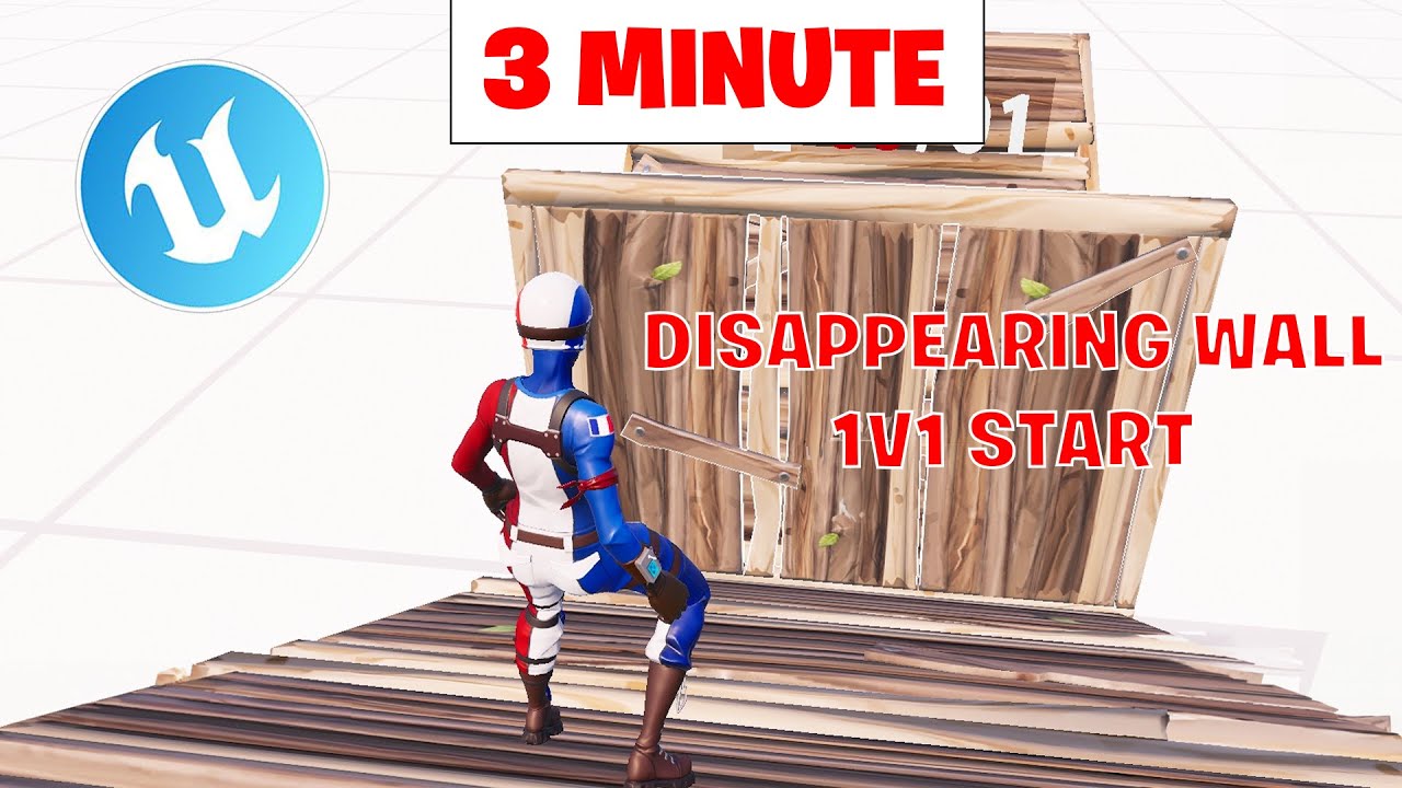 How To Make A Disappearing Wall 1v1 Start In Fortnite Creative! (UEFN ...