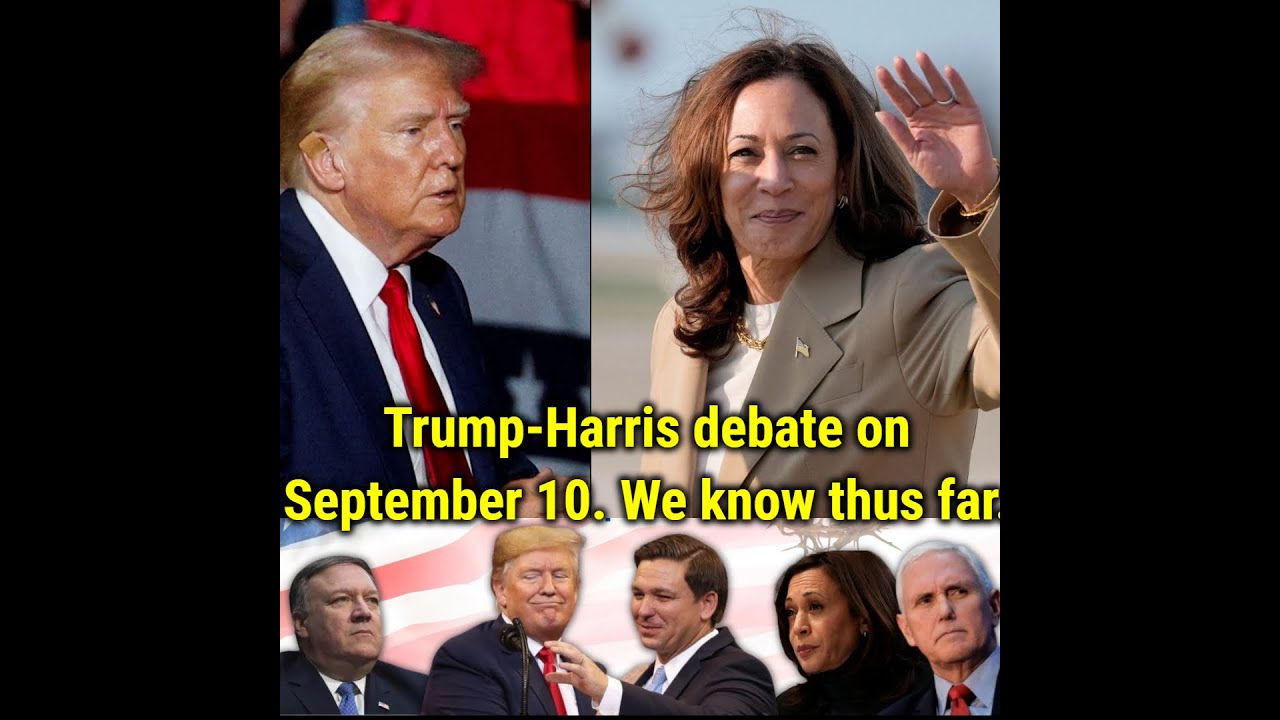Trump Harris debate on September 10 We know thus far - YouTube