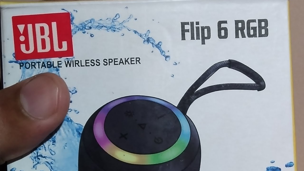 FLIP 6 RGB MINI ( RÉPLICA DA JBL) UNBOX E TESTE - YouTube