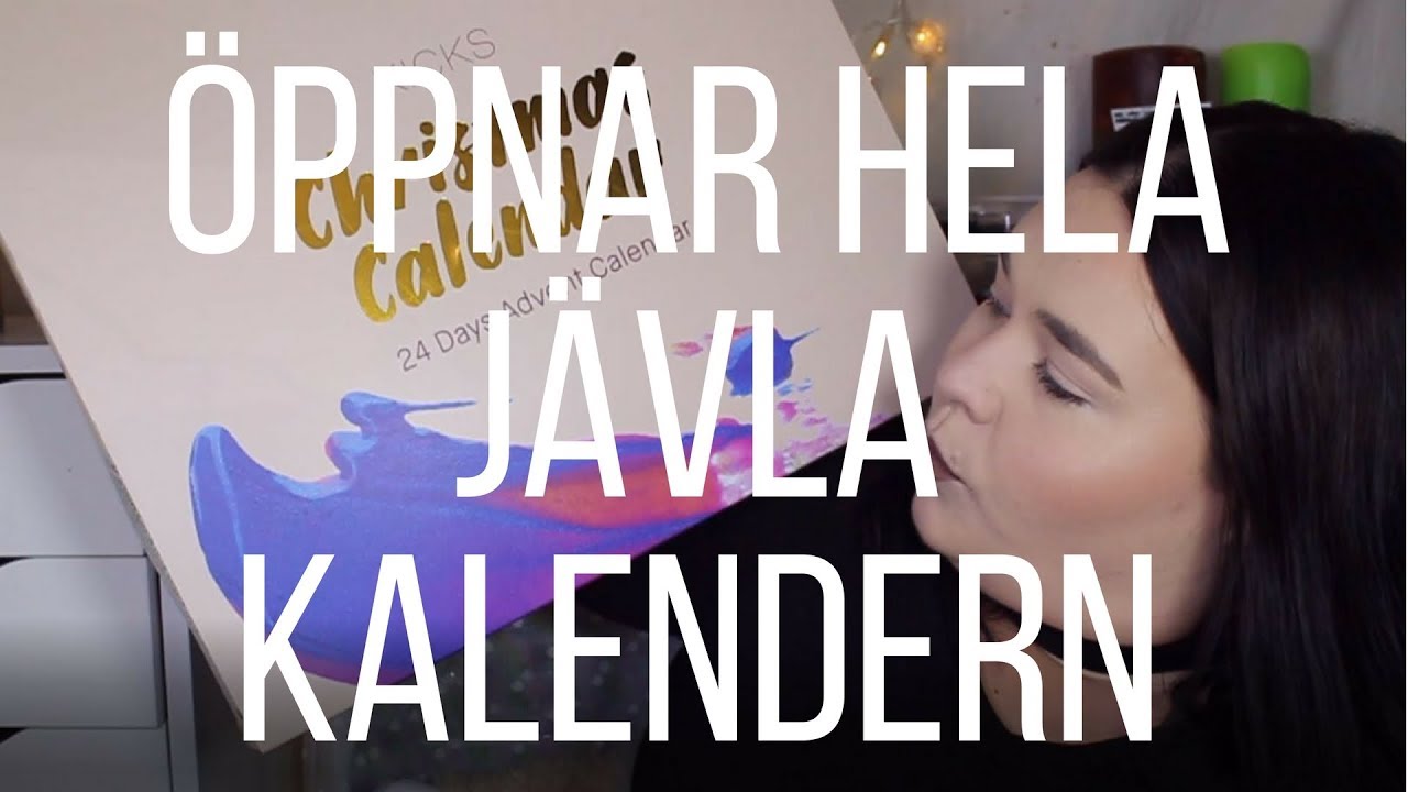 ÖPPNAR HELA KICKS ADVENTSKALENDER 2017 - YouTube