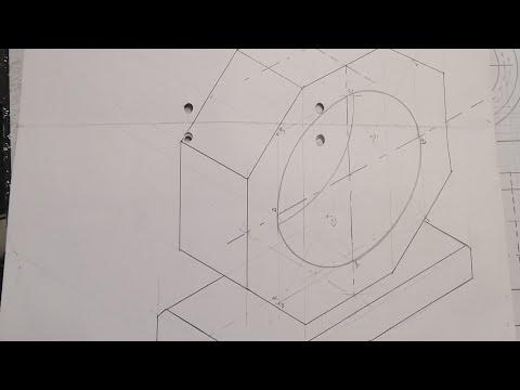 Engineering Drawing N2 (isometric, Exercise do) - YouTube