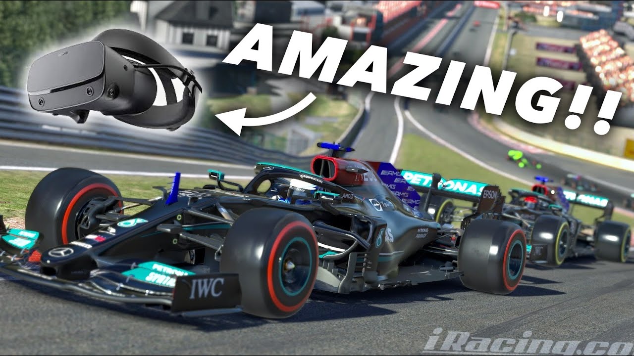 F1 IN VR!! FINALLY!! (iRacing Mercedes AMG W12 Formula 1 @ Spa ...