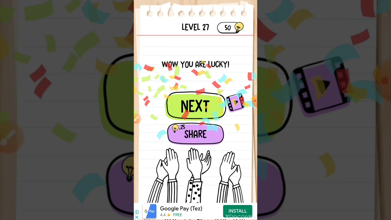 BRAIN TEST LEVEL 27 TO 45. - YouTube